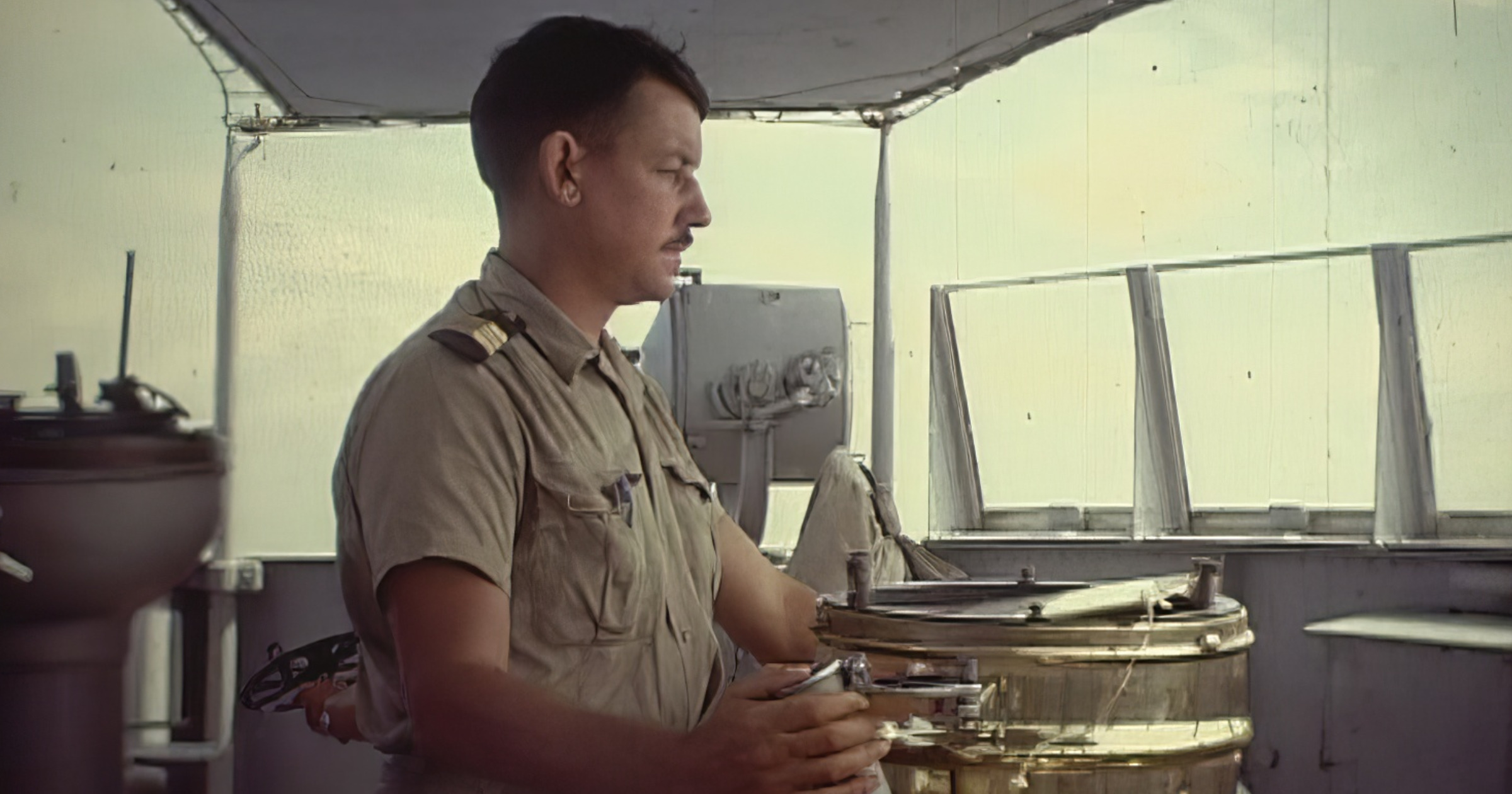 Relevés cartographiques de l'atoll de Mururoa